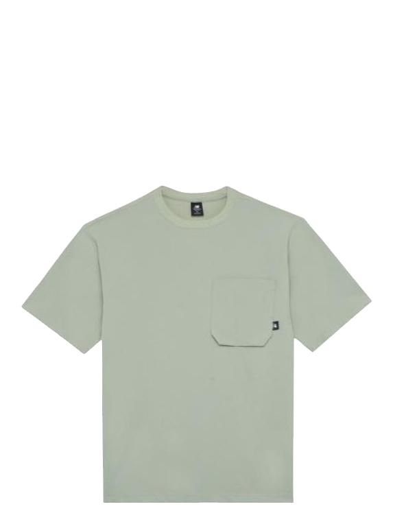 NEW BALANCE new balance logo crew neck t-shirt asia sizing 'lime green'